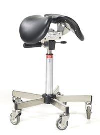 Salli Stainless Saddle Stool - Carbonlite Medical Technology